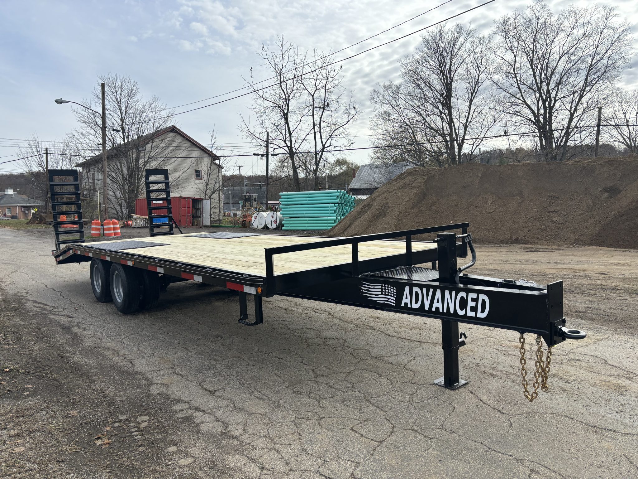 20k Tandem Flatbed Trailer - Advanced Trailers